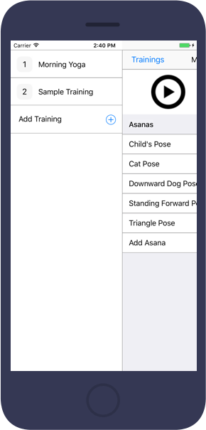 Interval Yoga Timer with voice and video assistant for iPhone and iPad